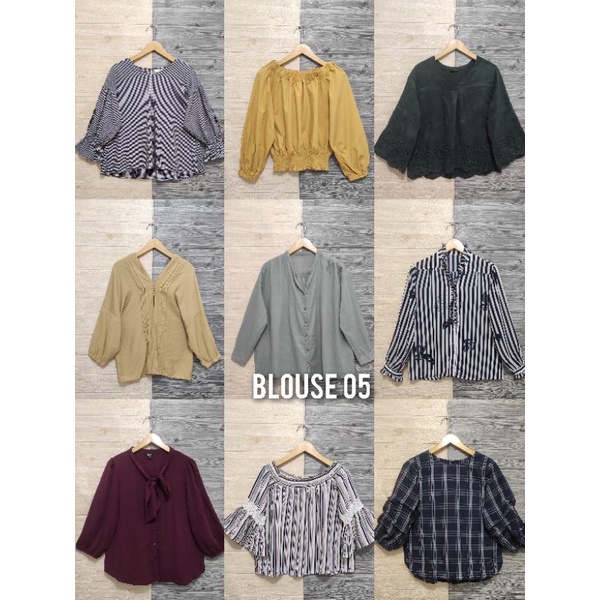 Jual Thrift blouse /atasan blouse preloved | Shopee Indonesia