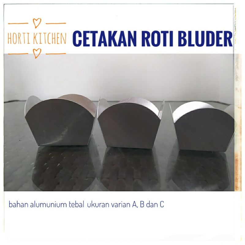 Jual Cetakan Roti Bluder Tebal Varian A Varian B Varian C / Cetakan ...