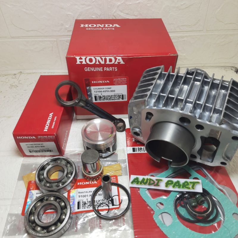 Jual Blok Seher komplit+stang seher+bearing kruk as kiri kanan honda supra x 125 Old/kharisma ...