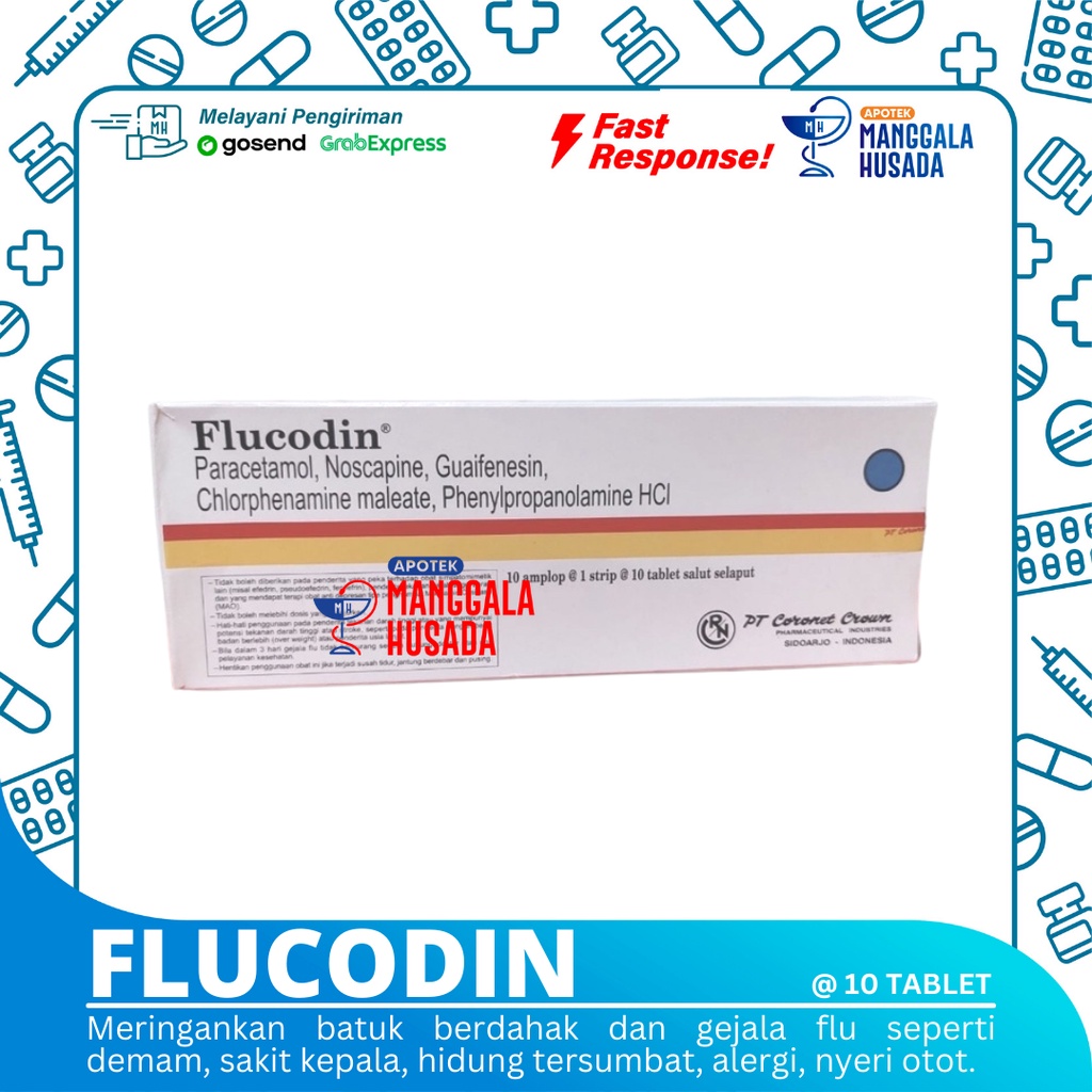 Jual FLUCODIN TAB @ 10 TABLET | Shopee Indonesia