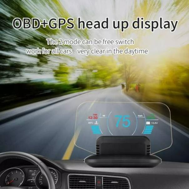 Jual Head Up Display Hud Obd2 Dan Gps Multi Display Interface Dashboard ...