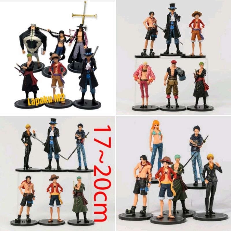 Jual ACTION FIGURE ONE PIECE SET 6PCS/MAINAN KOLEKSI | Shopee Indonesia