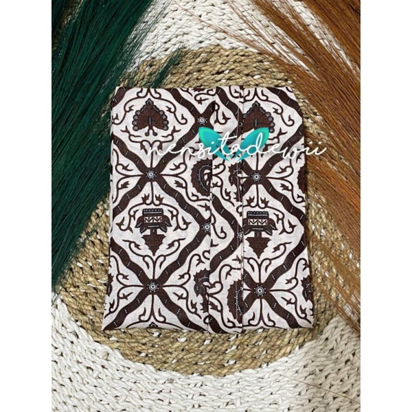 Jual [1 Set, LHT02] Kebaya Bordir, Jarik Instan + Selendang Jumputan ...