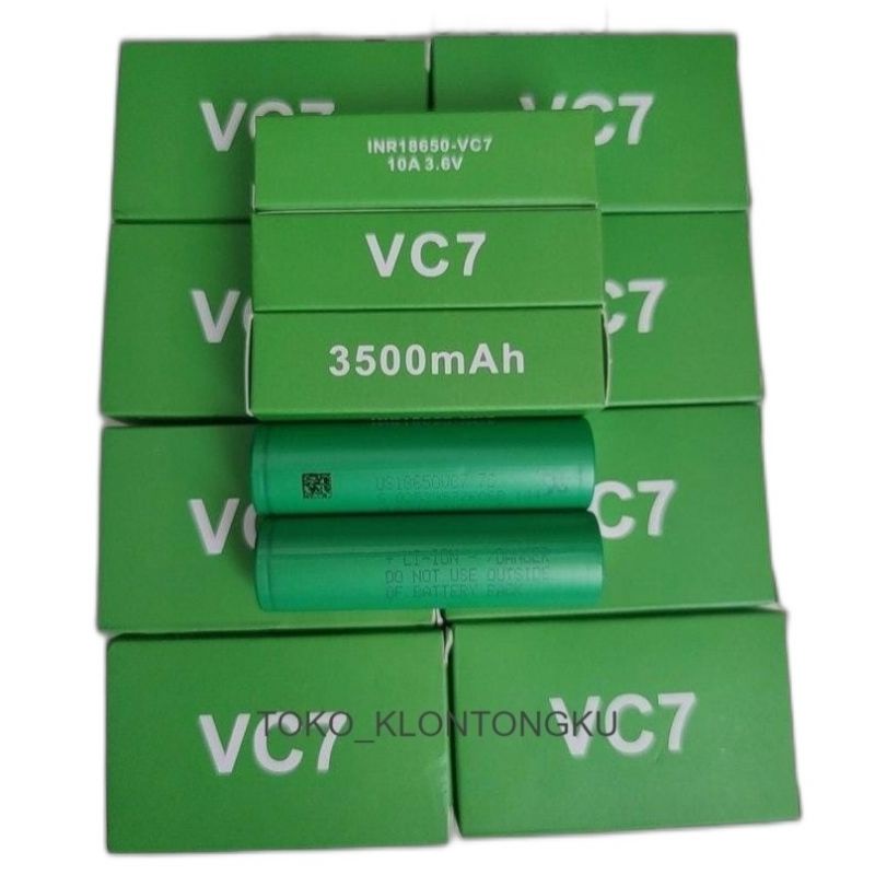 Jual Sony Murata Battery VTC 7/ VC7 18650 3500 mAh harga 1 baterai | Shopee Indonesia
