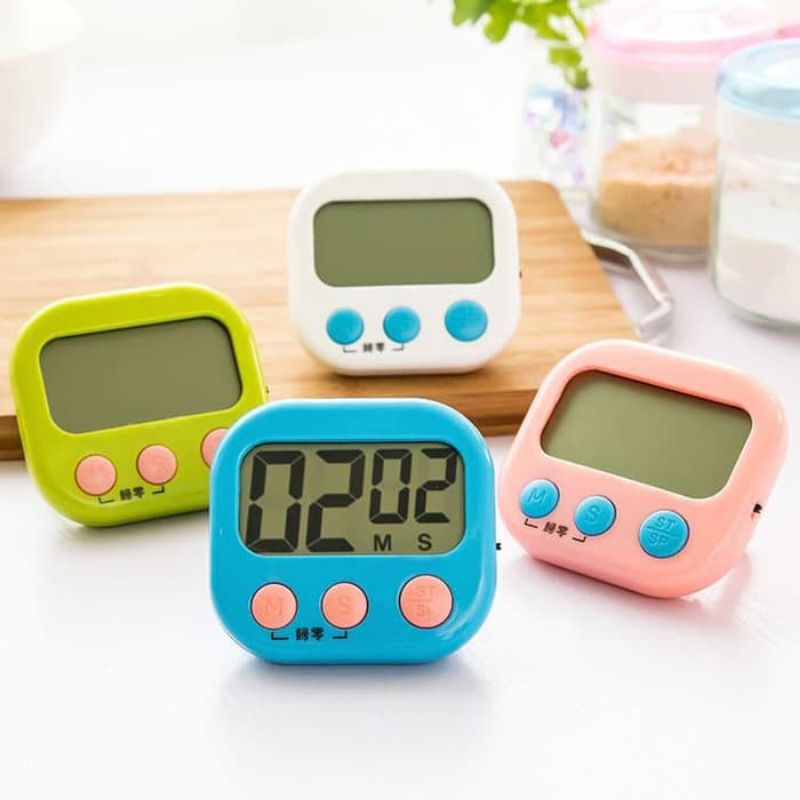 Jual Timer masak Digital Kitchen Alarm Dapur Clock Stopwatch MAGNETIC ...