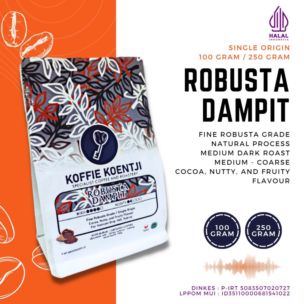 Jual Kopi Robusta Dampit 100gram / 250gram | Shopee Indonesia