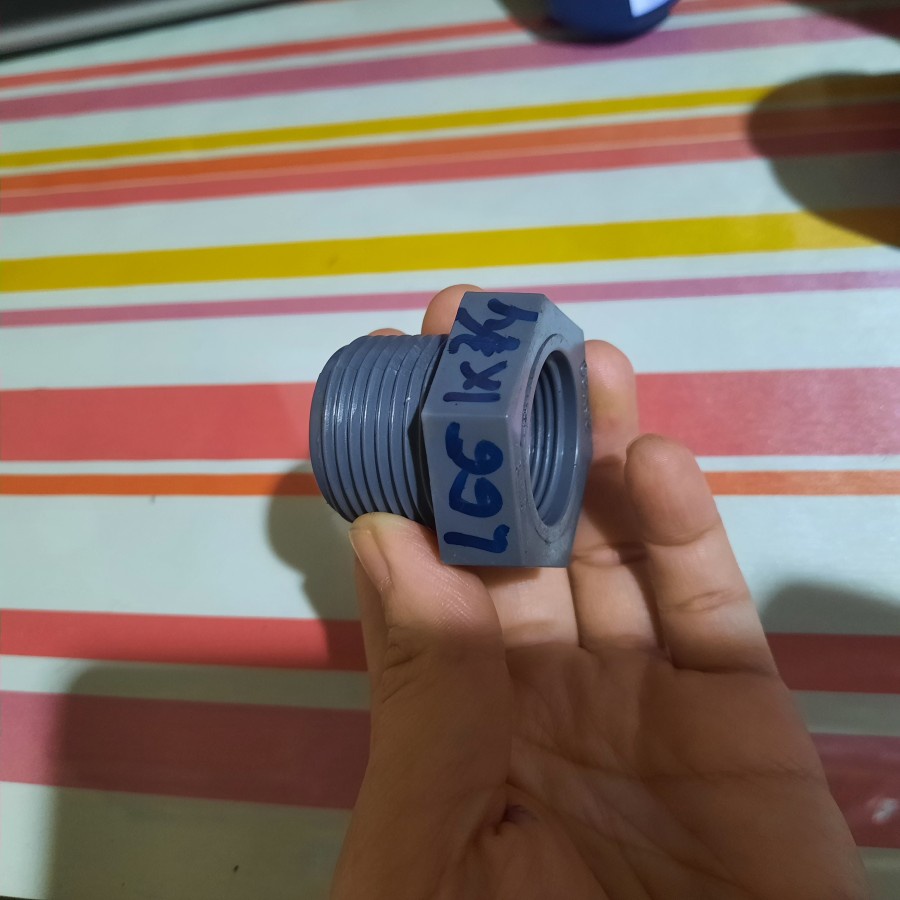 Jual verlop ring 1" x 3/4" vlok v ring flok flock 1" x 3/4" pvc ...