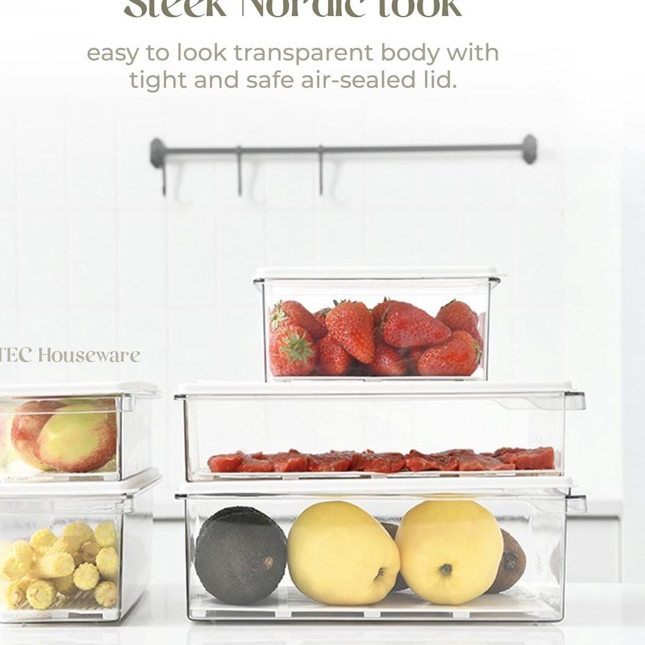 Jual (B[4U]♫♪) 【TEC】OGA Kotak Kontainer tempat Penyimpanan Makanan ...