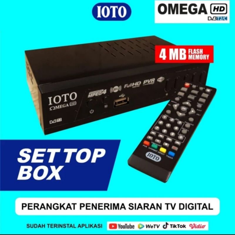 Jual set top box OMEGA (IOTO) | Shopee Indonesia