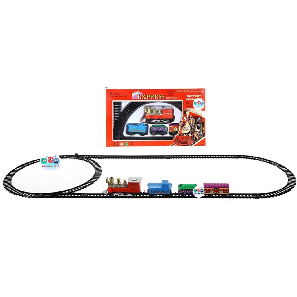 Jual MUTIARATOYS Mainan Kereta Api Mini Express Train Set 2001 | Shopee ...
