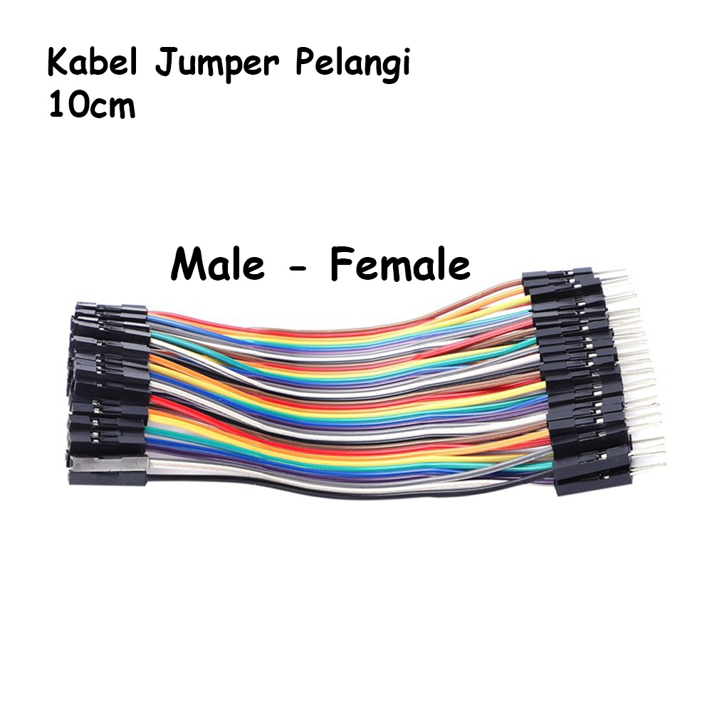Jual Kabel Jumper Male to Female dupont 10cm | Shopee Indonesia