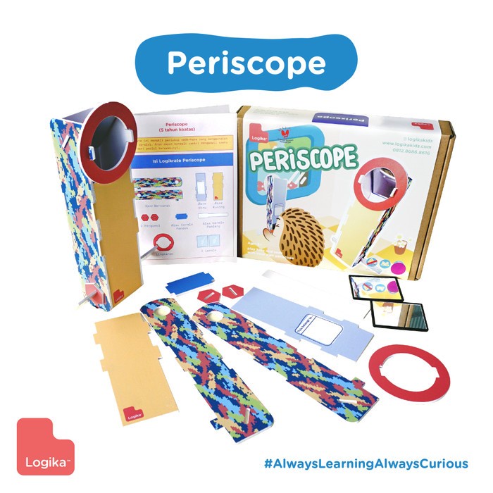 Jual Logika Kids DIY mainan edukasi 5+ - Periscope (Membuat Periskop ...