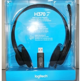Jual Logitech H370 USB Headset with noise cancelling microphone H 370 ...