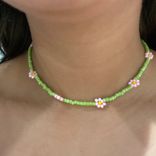 Jual Kalung manik bunga / necklace bead / kalung manik mutiara | Shopee ... Jual Kalung manik bunga / necklace bead / kalung manik mutiara | Shopee ...