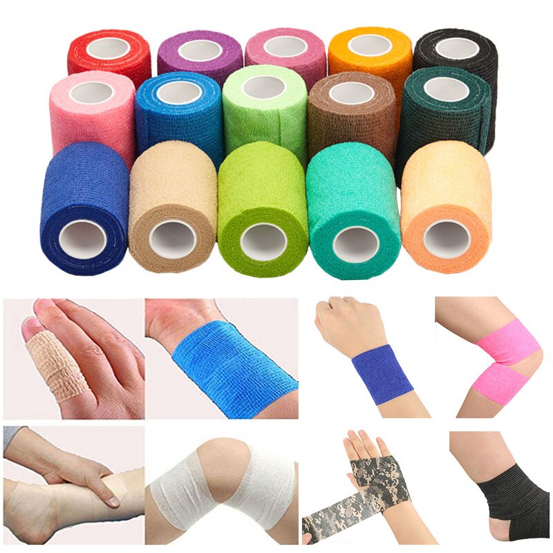 Jual FINGER TAPE / WRIST TAPE 5 CM X 4.5 M PERBAN ELASTIS TAPPING ...