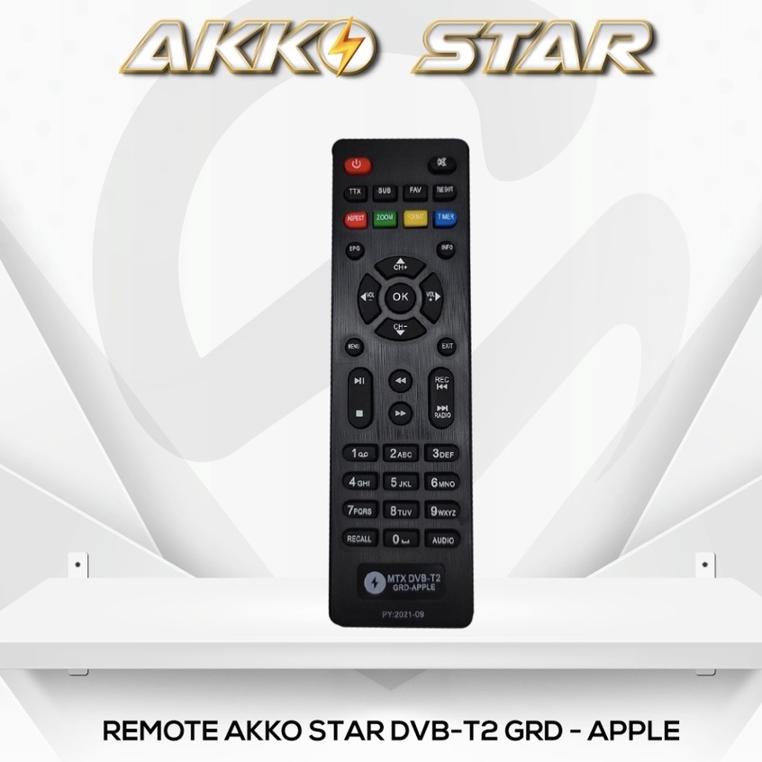 Jual Remote STB Matrix Apple HD Merah & Ungu Akko Star NO SETTING ...