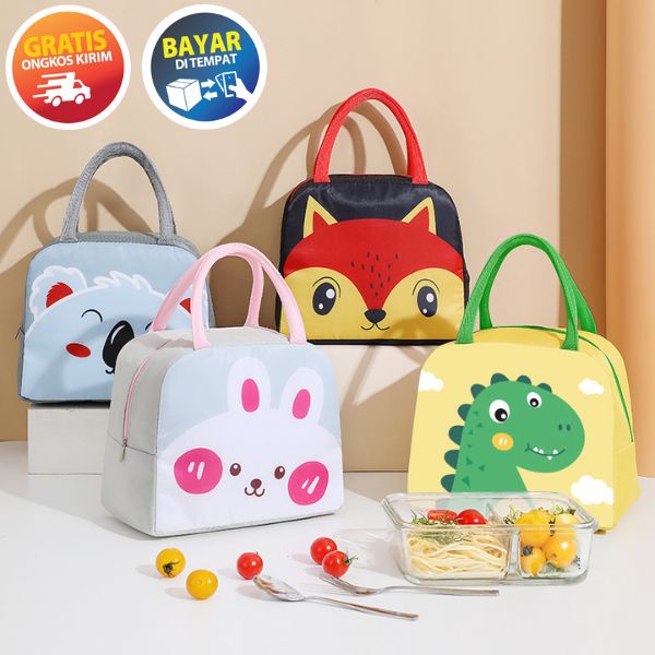 Jual KP103 - TAS BEKAL MAKANAN ANAK LUNCH BAG TEMPAT BEKAL ANAK TEMPAT ...