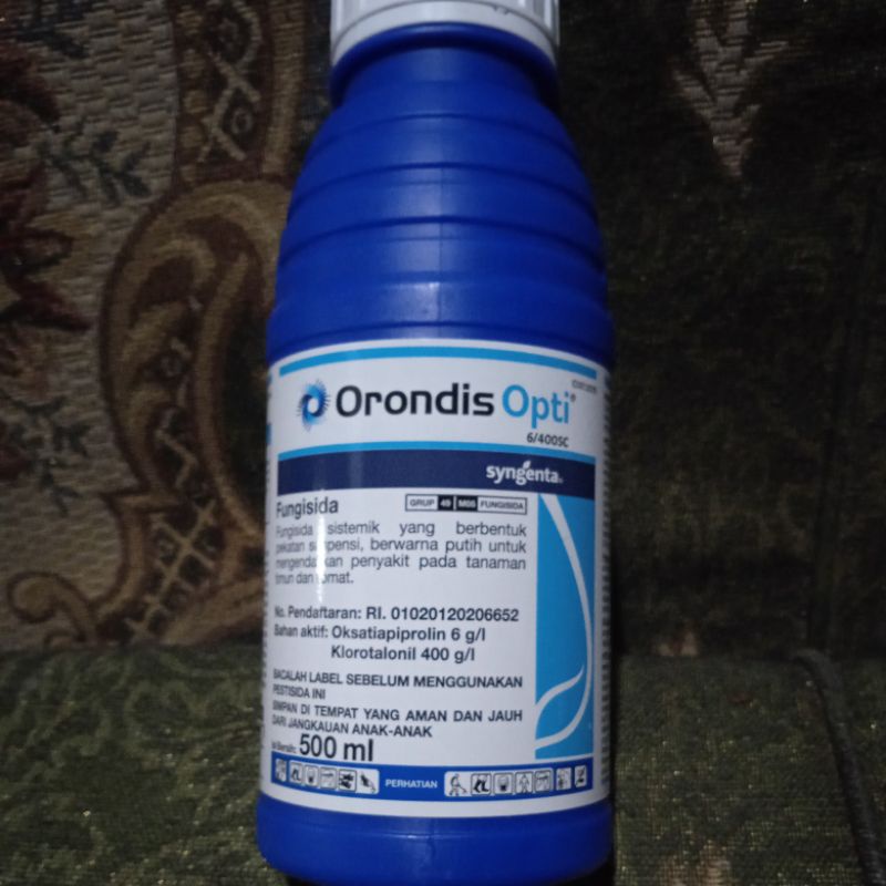 Jual fungisida ORONDIS Opti 6/400sc, produk syngenta 500 ml | Shopee ...