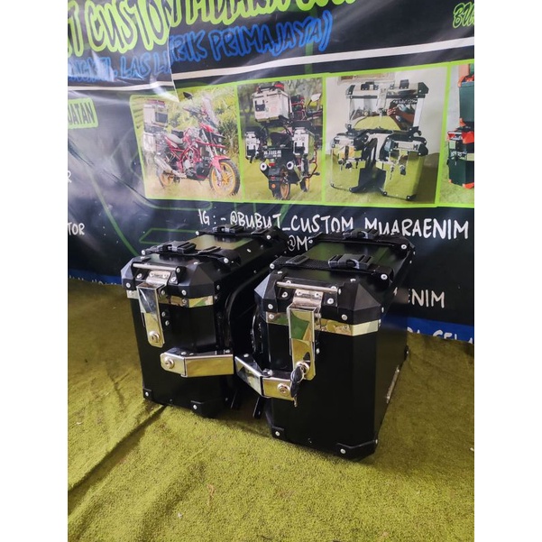 Jual Side box pannier 24L ALUMINIUM & galvanis,pannier bubut custom ...