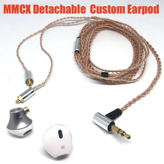 Jual Custom Earpod With MMCX Pin Pop Muisc Killer DIY Earphone | Shopee ...
