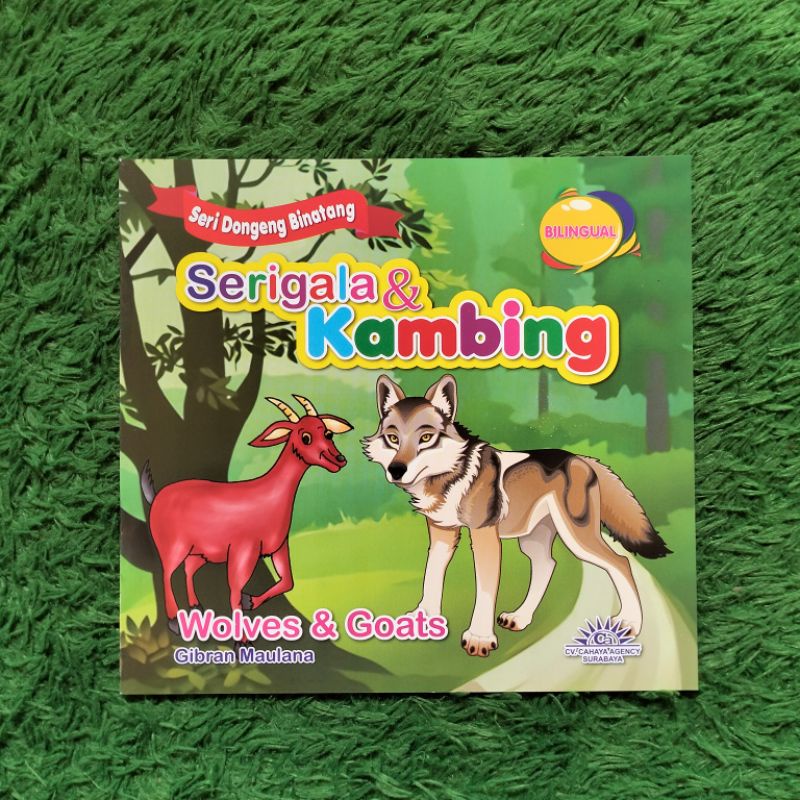Jual ORIGINAL BUKU CERITA ANAK SERI DONGENG BINATANG SERIGALA & KAMBING ...