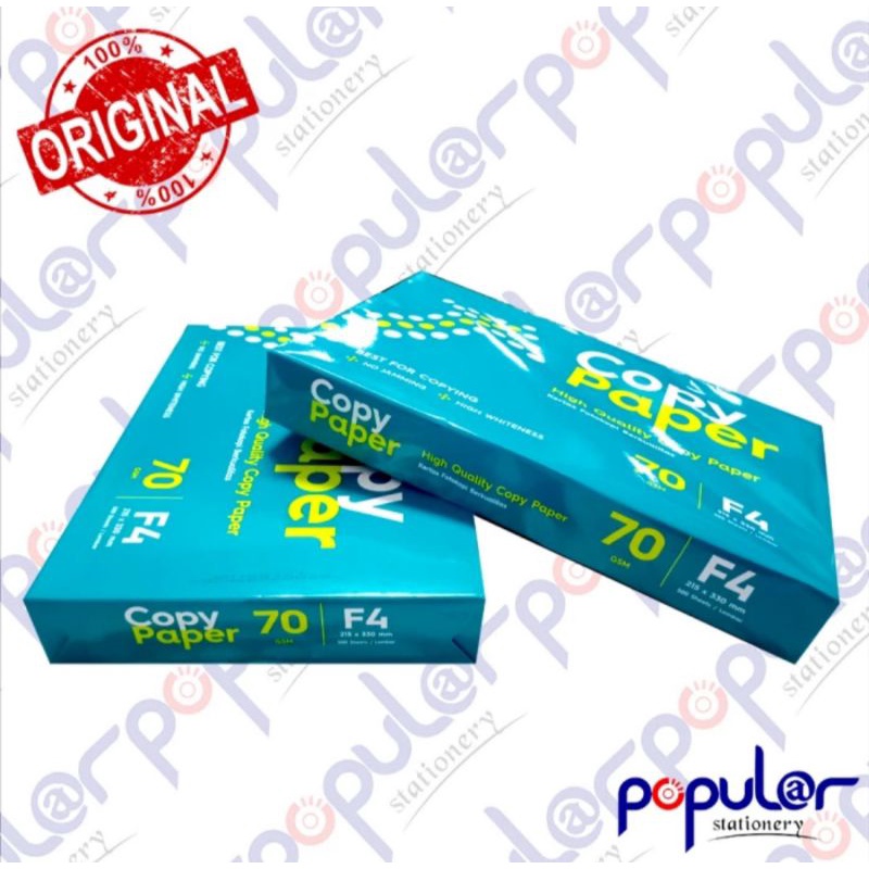 Jual Kertas HVS Copy Paper F4 70 | Shopee Indonesia