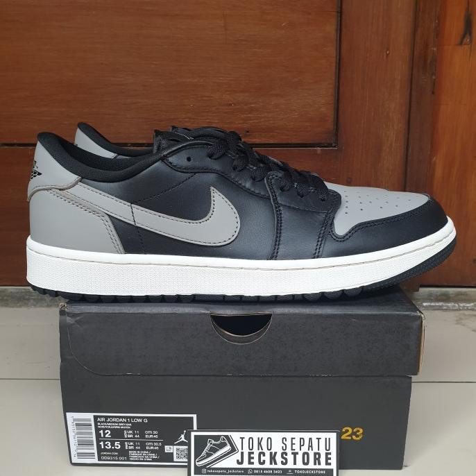 Jual SEPATU NIKE AIR JORDAN 1 LOW GOLF SHADOW BLACK UNAUTHORIZED ...