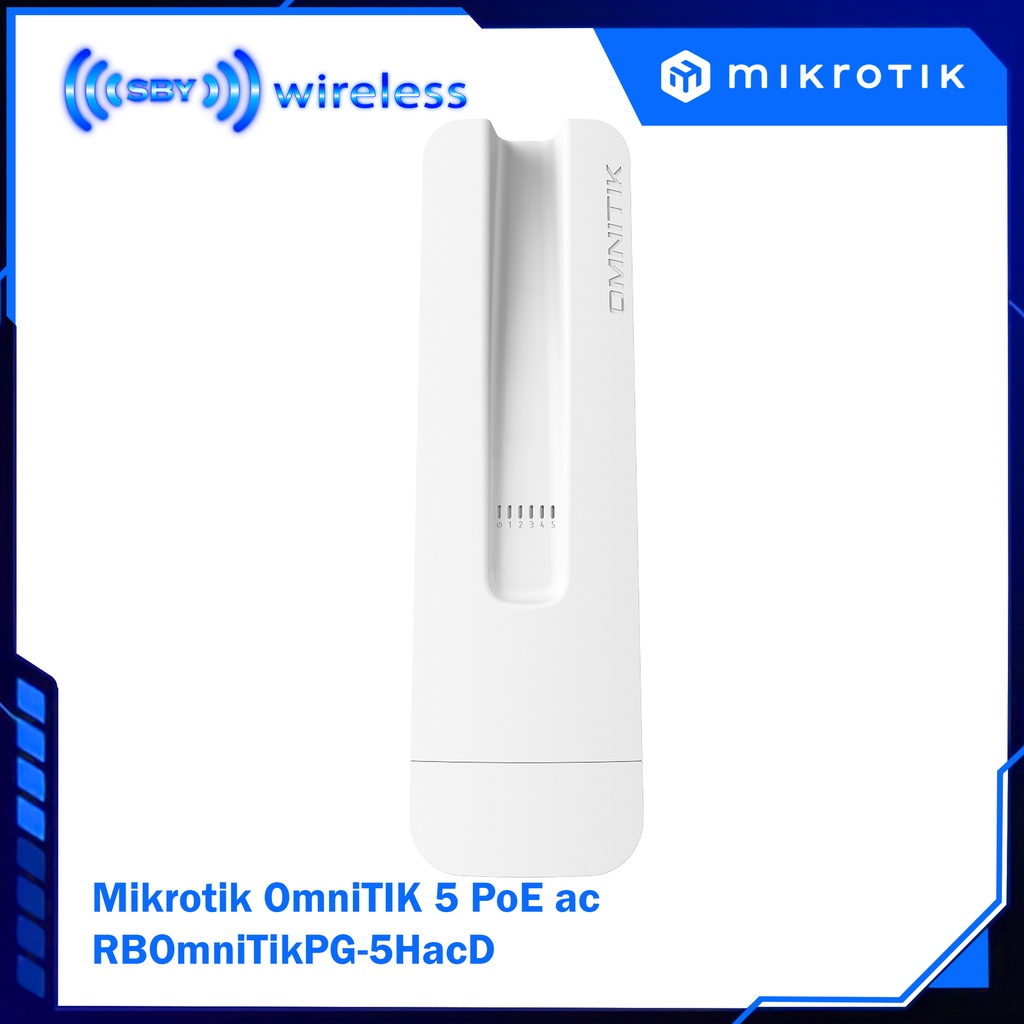 Jual MIKROTIK OmniTIK 5 AC PoE - RB OmniTik PG-5HacD (RBOmniTikPG-5HacD ...