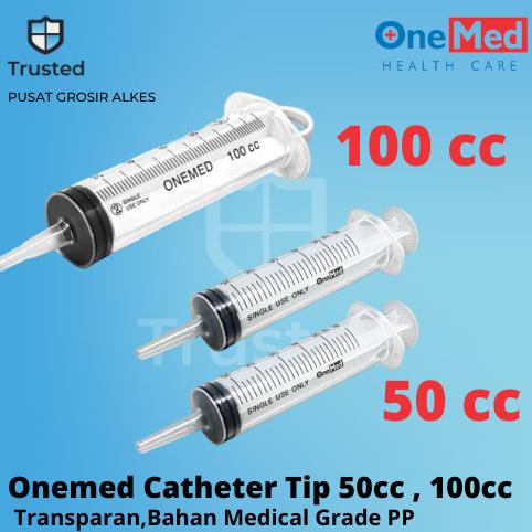 Jual Feeding Syringe 50cc 100cc Catheter Tip Onemed | Shopee Indonesia