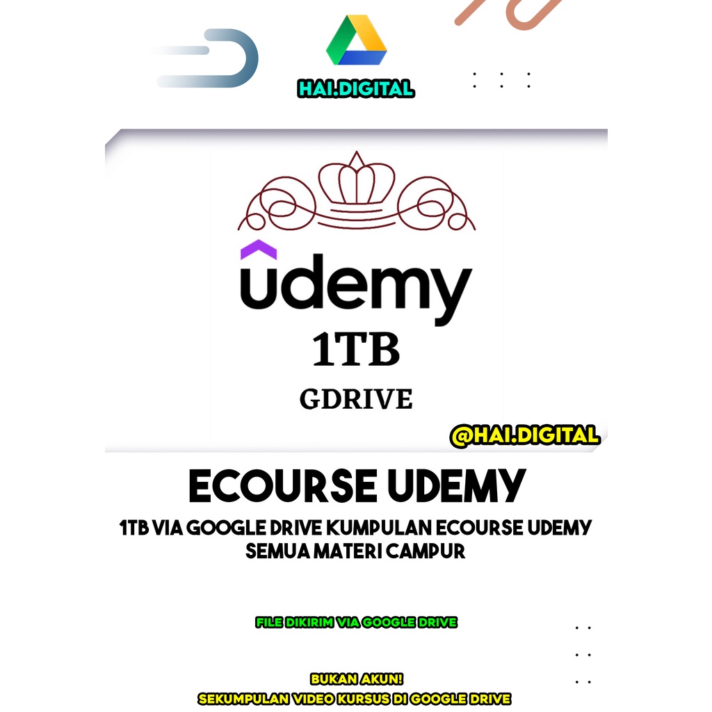 Jual 1TB Kumpulan Video Kursus Udemy Paid Courses - Semua Materi ... Jual 1TB Kumpulan Video Kursus Udemy Paid Courses - Semua Materi ...
