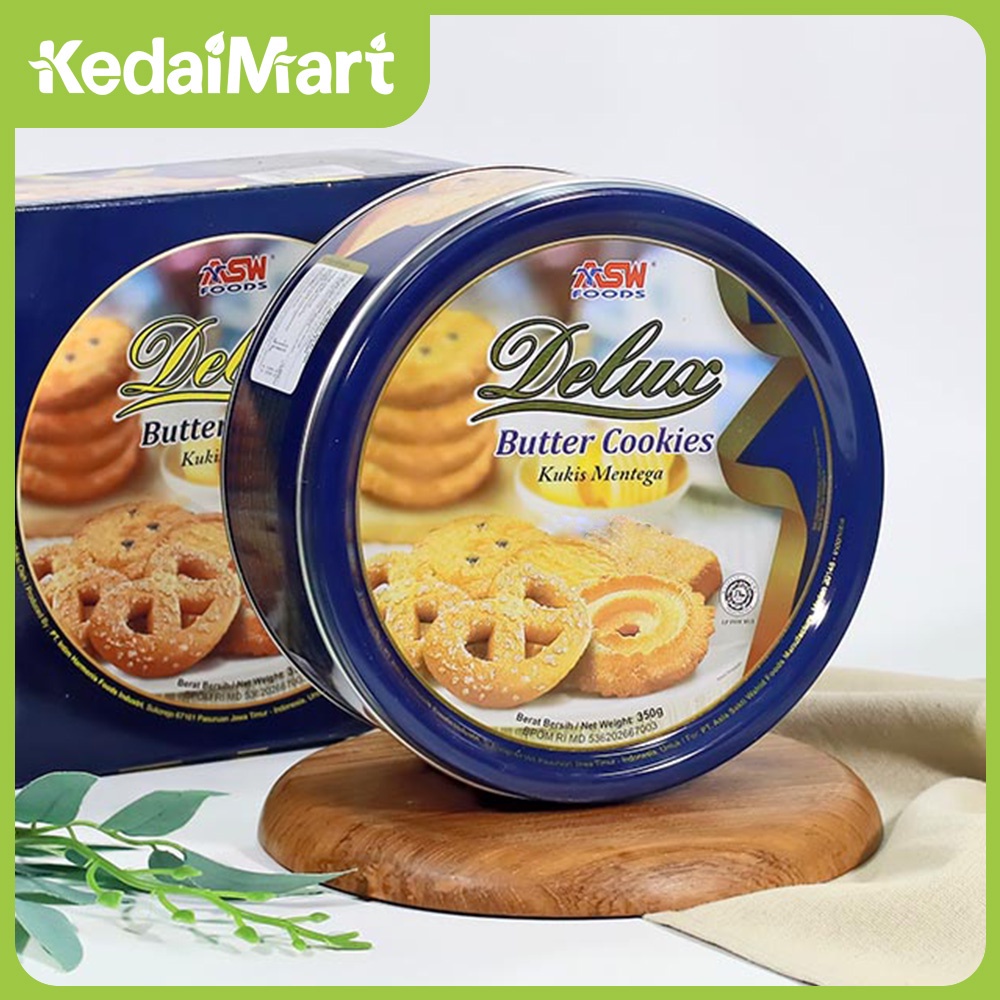 Jual Delux ASW Praemie Butter Cookies 400 Gram | Shopee Indonesia