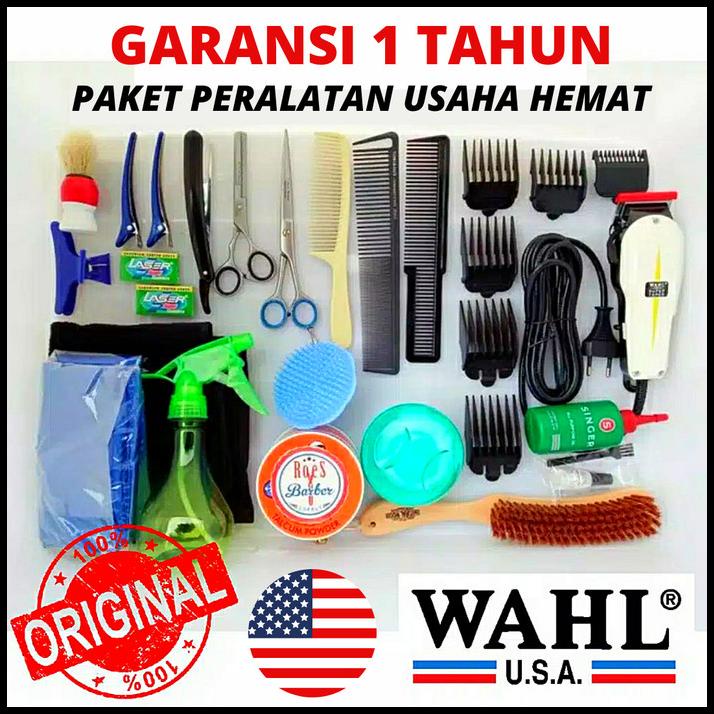 Jual Promo Paket Alat Cukur Rambut Hemat Dengan Mesin Wahl Original ...