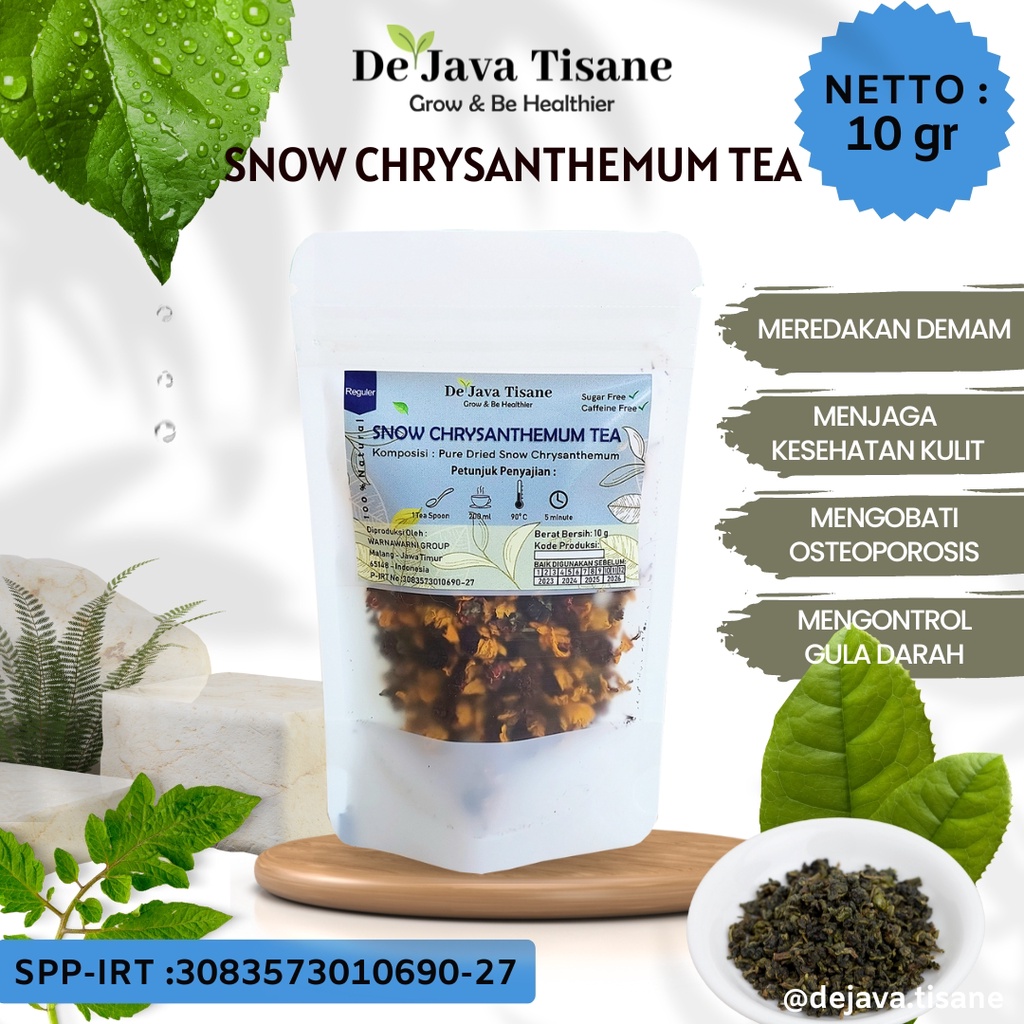 Jual Snow Chrysanthemum Tea Snow Daisy Teh Bunga Krisan Salju 10 - 50 ...