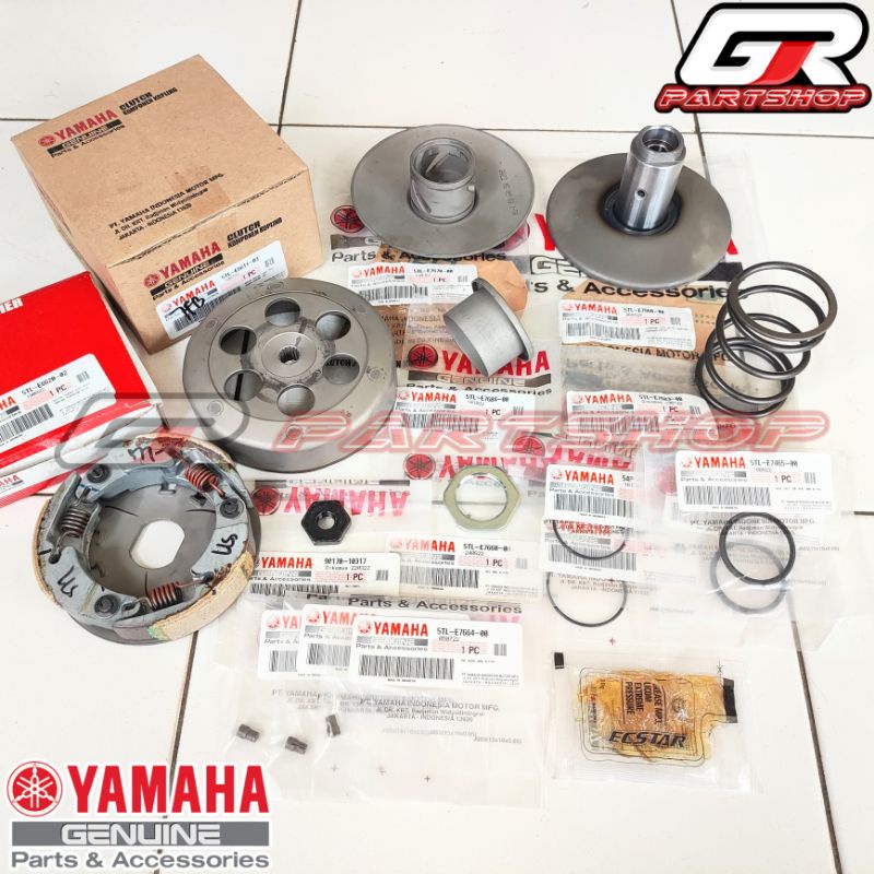 Jual PAKET PULLY BELAKANG SET MIO SPORTY SMILE SOUL FINO ORI YGP ORIGINAL YAMAHA PULI PULLEY ...