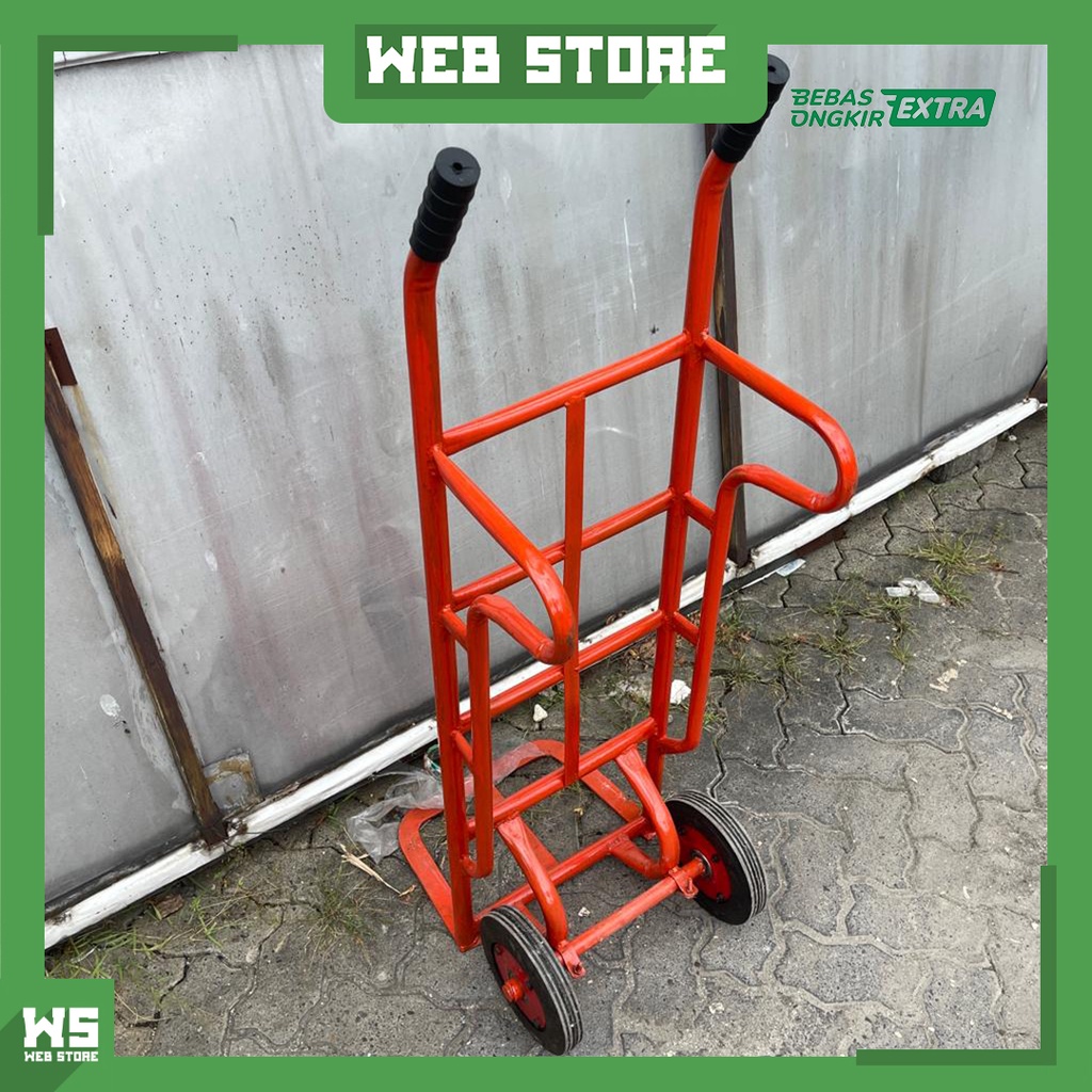 Jual Trolley Barang Troli Lorry Coca Cola 2 Gagang Lori Barang ...