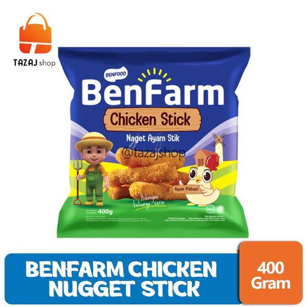 Jual Benfarm Chicken Nugget Stick 400 Gram | Shopee Indonesia
