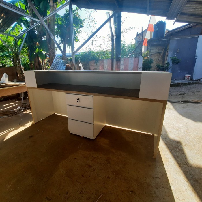 Jual meja kasir meja resepsionis meja counter meja kerja minimalis ...