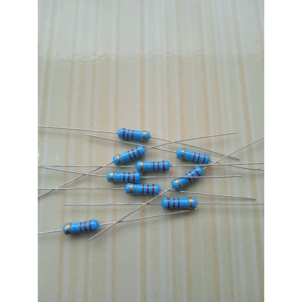 Jual Resistor 2K2 ohm 1/2 Watt Resistan 2 K 2 ohm 0,5 Watt harga per 1 biji | Shopee Indonesia