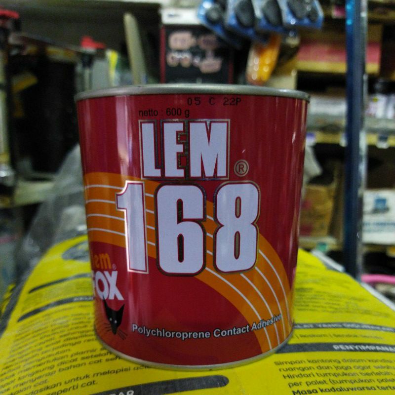 Jual lem hpl lem kayu lem kulit lem kertas aibon fox NP 600 gram ...