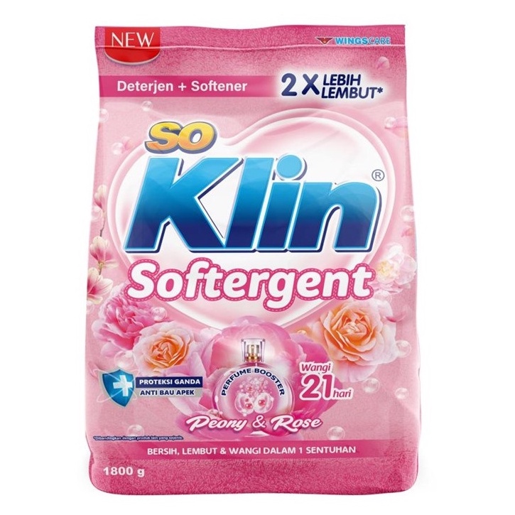 Jual SO KLIN Softergent Deterjen Bubuk 215 gr 5000an | Shopee Indonesia