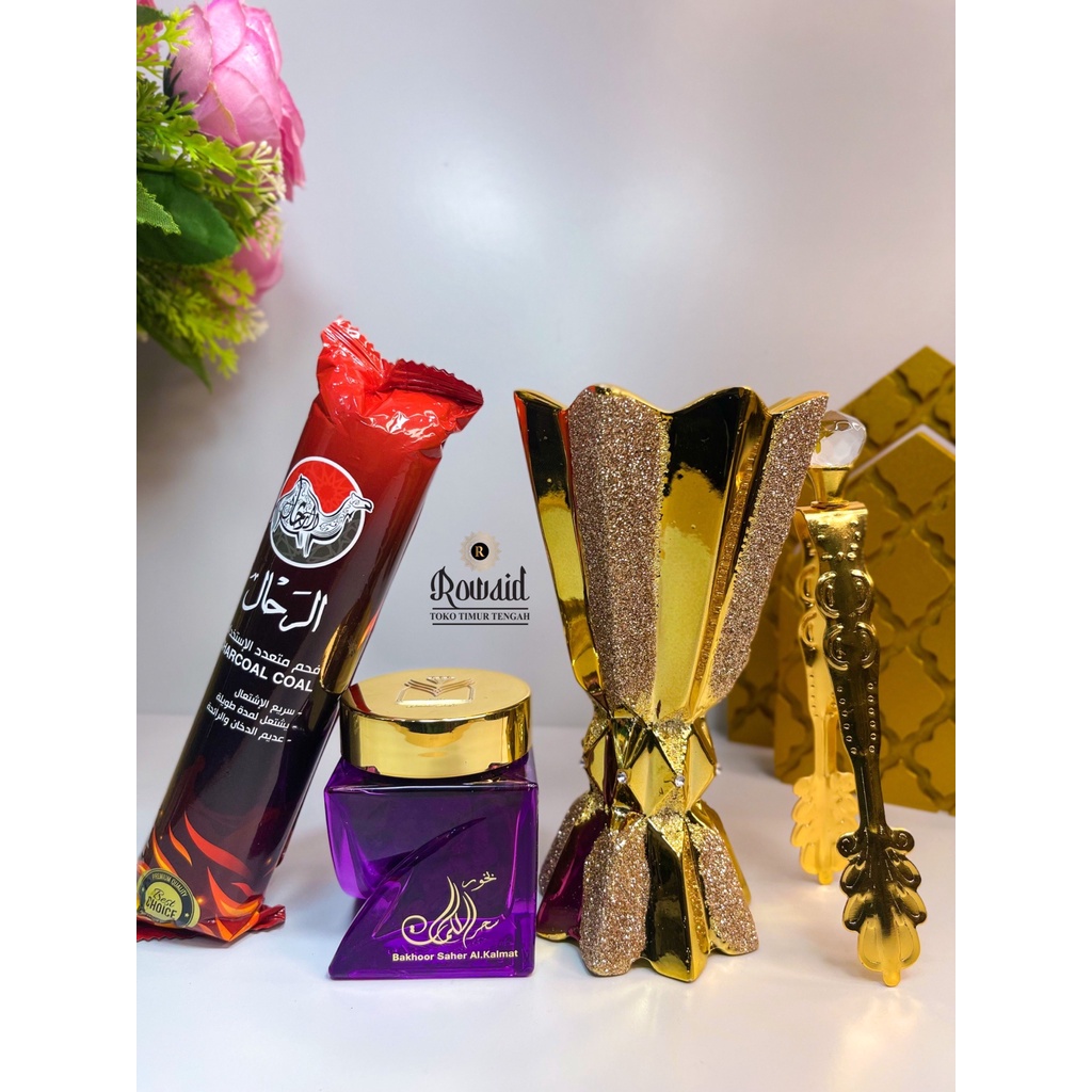 Jual Paket Set Bukhur Lengkap Mabakhara Tempat Dupa Mini Bakhoor Arang ...