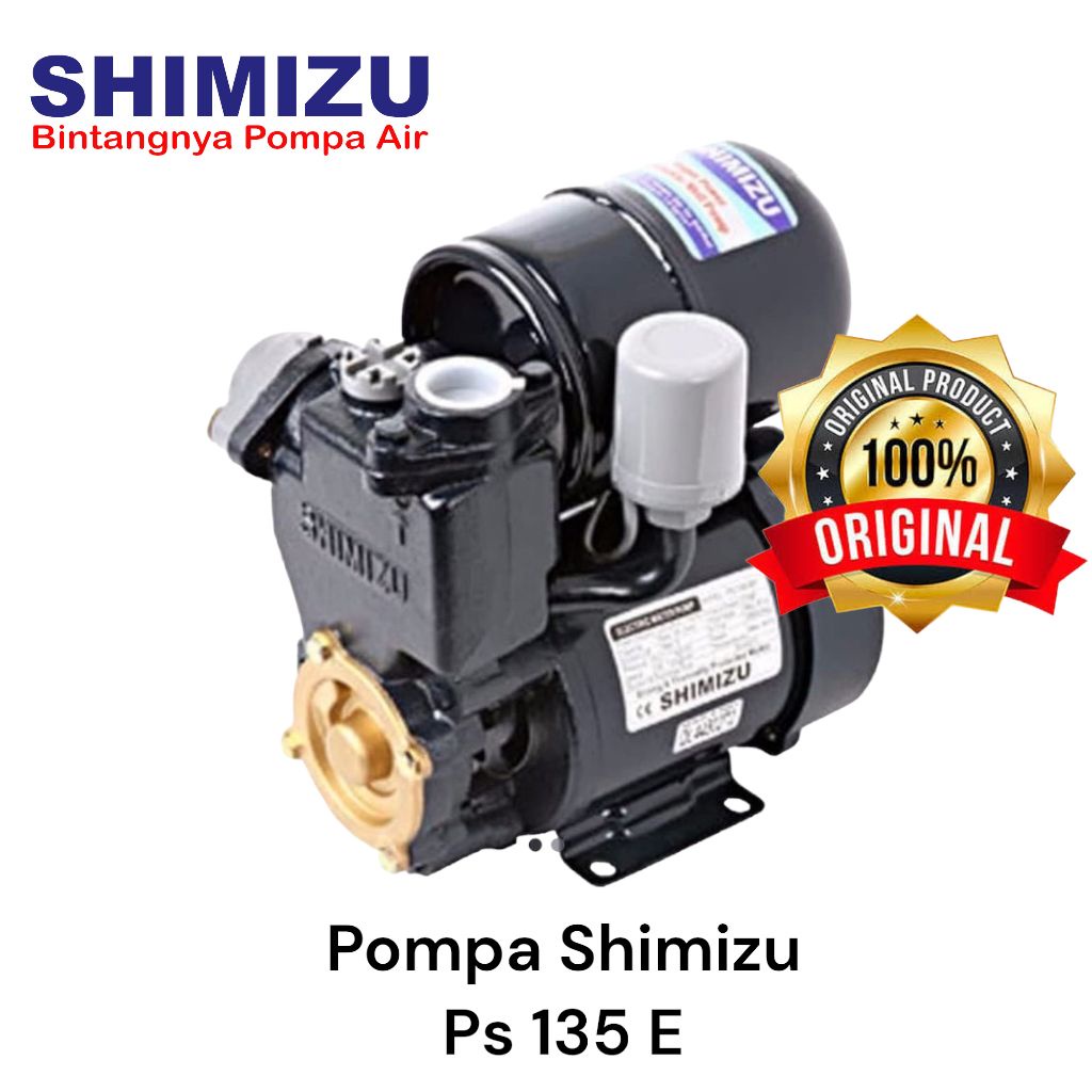 Jual SHIMIZU PS 135 E / pompa air listrik otomatis shimizu PS 135 E ...