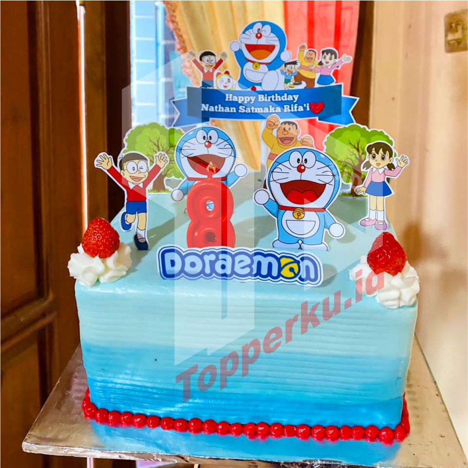Jual Topper Hiasan Kue Tema Doraemon Topper Cake Karakter Doraemon 01 ...