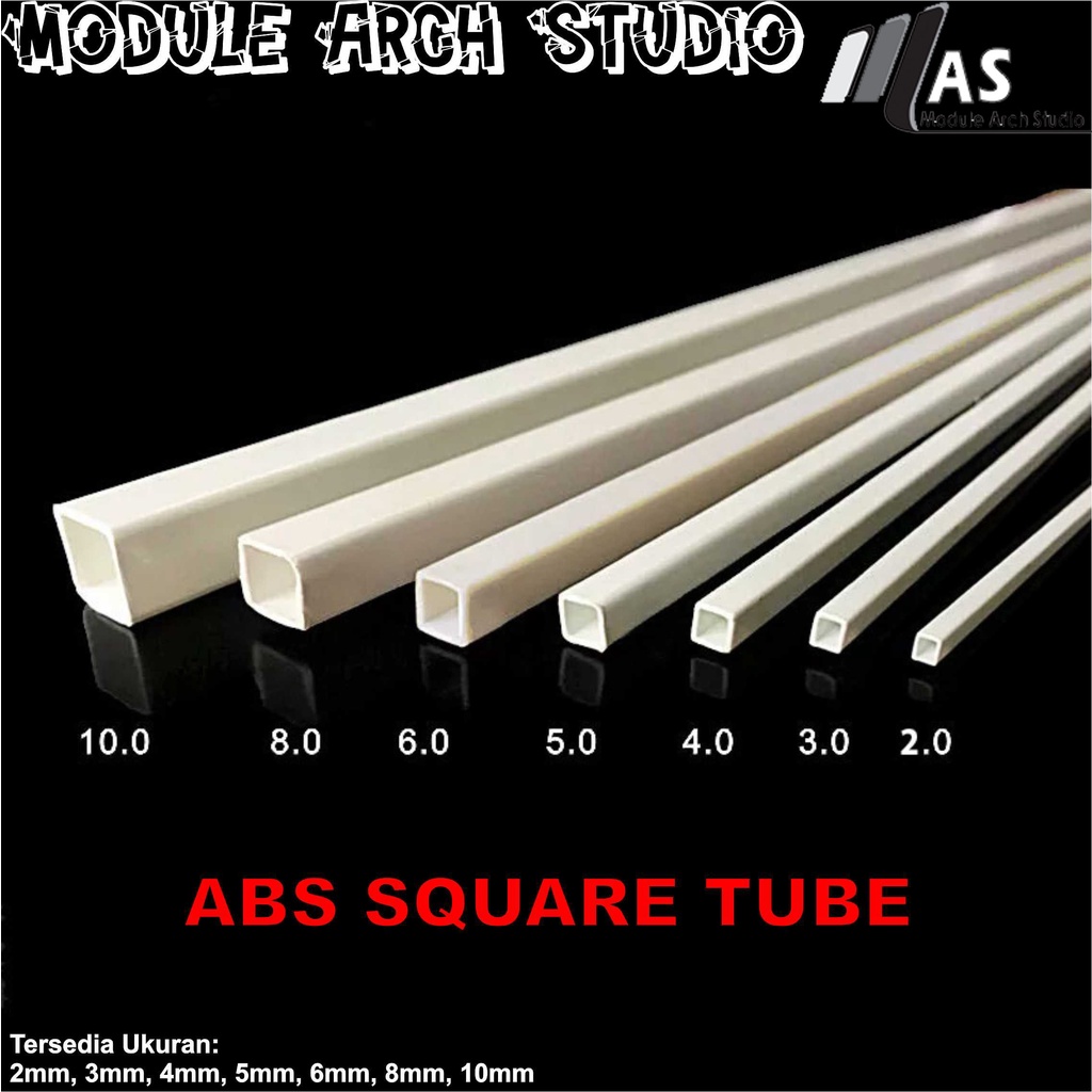 Jual ABS Square Tube - Maket Pipa Kotak - Stick Plastik Kotak | Shopee ...