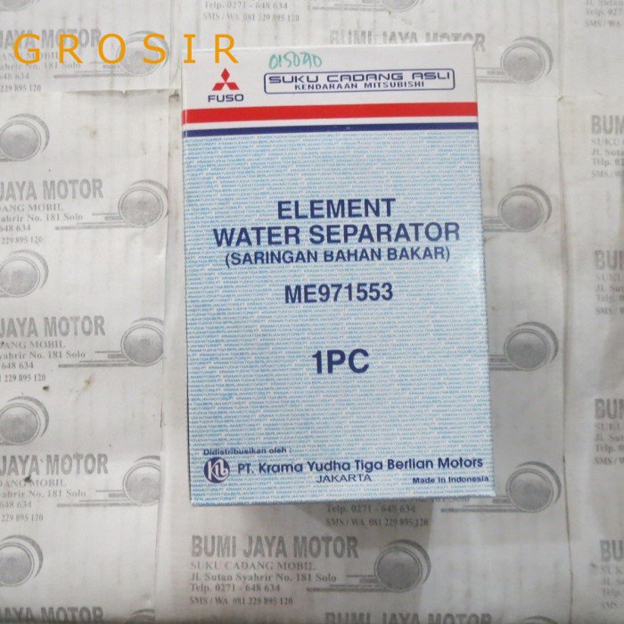 Jual FILTER FUEL FILTER SOLAR PS100 BAWAH ME971553 MITSUBISHI GENUINE ...