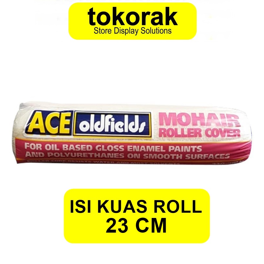 Jual REFILL KUAS ROLL CAT 9 INCH MOHAIR ACE OLDFIELDS EPOXY ROLLER ...