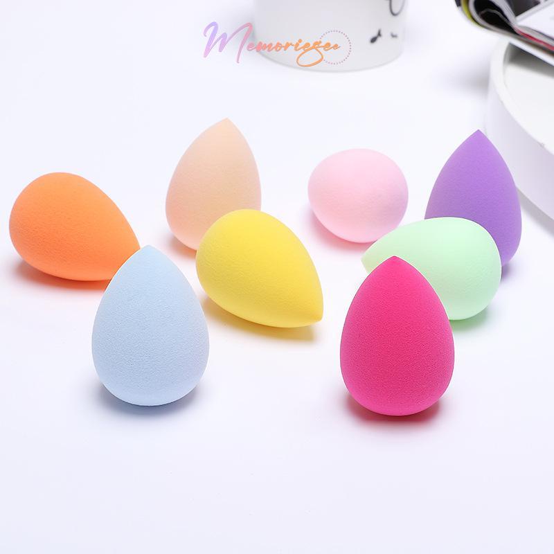Jual COD&Ready Spons Puff Spons Make Up Macaron Contouring Sponge Spon ...