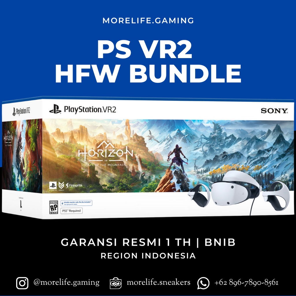Jual PS5 Playstation VR2 / PSVR2 / PS VR 2 / PSVR 2 (Bundle HFW) | Shopee Indonesia