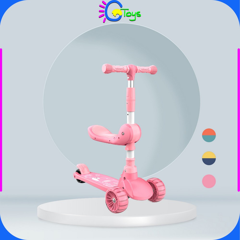 Jual CR-M290 Mainan Anak Skuter Otoped Sepeda Duduk 3 Roda 2in1 Ada ...