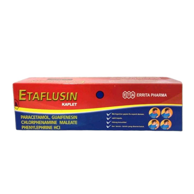 Jual Etaflusin / 100 kaplet -- Obat Batuk Pilek Panas pereda Flu Demam ...